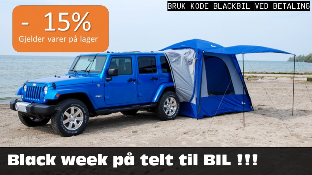 Bil telt og camping produkter for pickup og SUV eller taktelt fra Napier